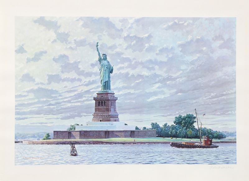 Robert Sticker, And Crowned Thy Good with Brotherhood, Lithograph