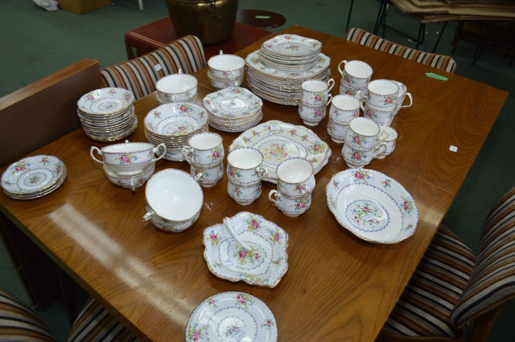 Selection of Royal Albert "Petit Point" china including thirteen dinner ...