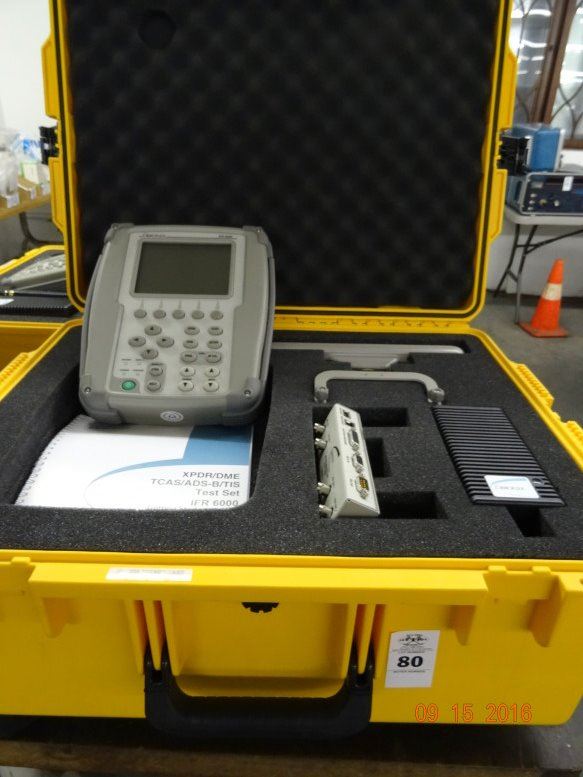 Aeroflex IFR6000 XPDR/DME/TCAS/ADS-Bitis Test Set w/Case