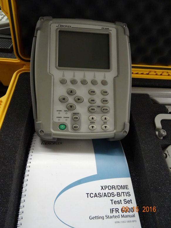 Aeroflex IFR6000 XPDR/DME/TCAS/ADS-Bitis Test Set w/Case