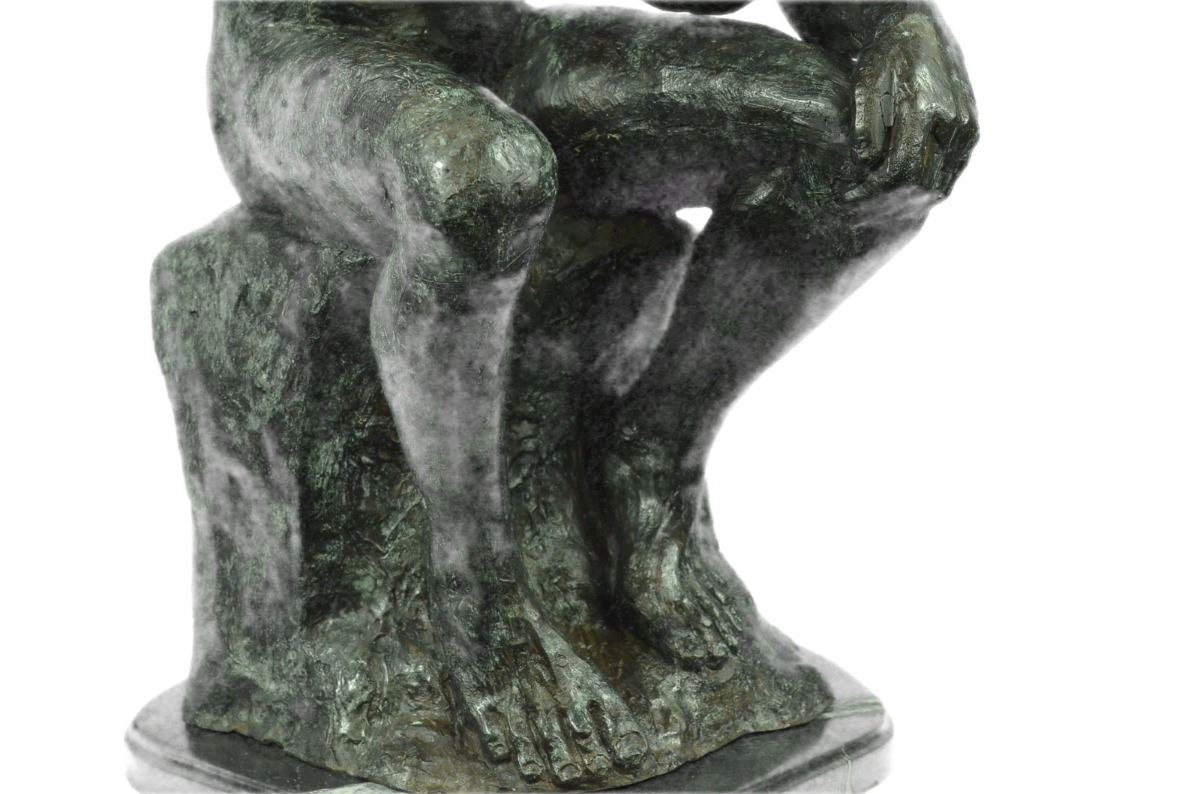 Massive Extra Large Rodin Thinker Famous Work Artwork Bronze Sculpture ...