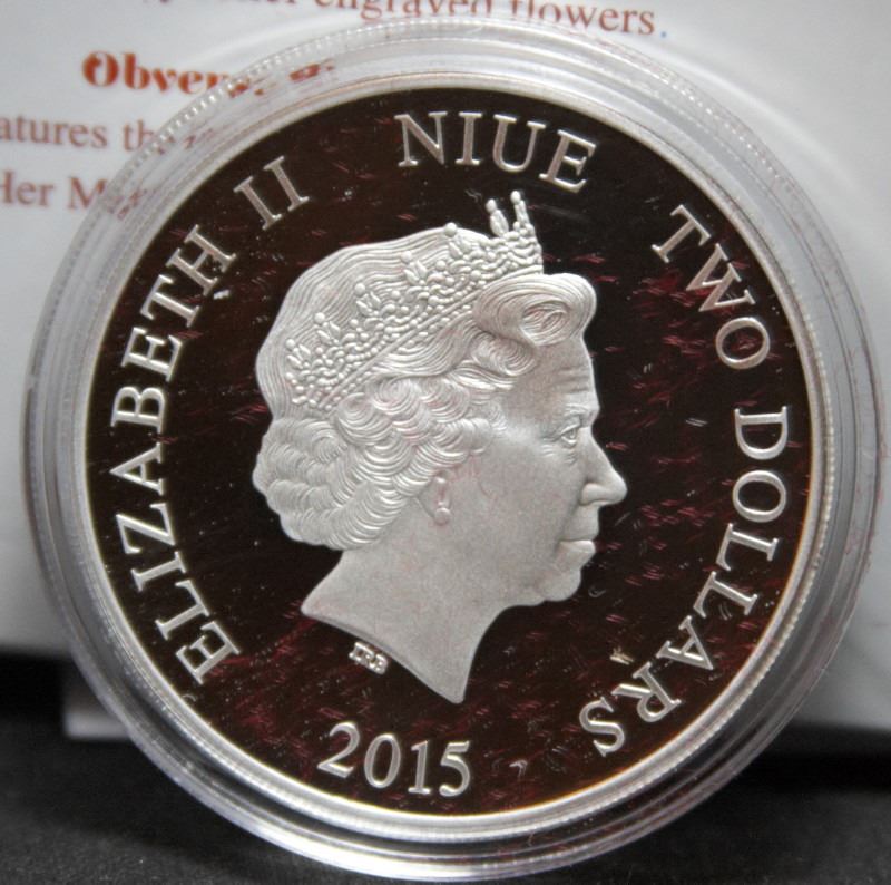 2015 New Zealand $2 Niue Fine Silver 1 Oz. Disney Princess Coin - Snow ...