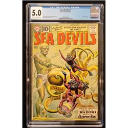 DC Comics SEA DEVILS #1 CGC 5.0