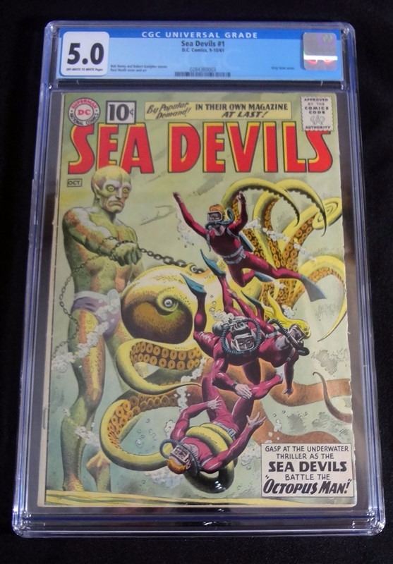 DC Comics SEA DEVILS #1 CGC 5.0