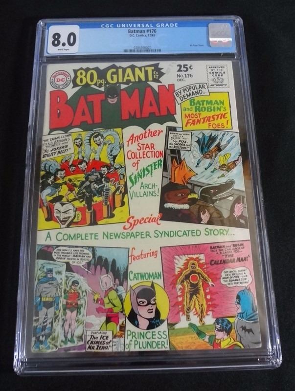 BATMAN #176 CGC Graded 8.0 DC Comic