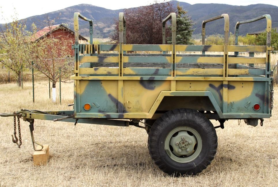U.S. Power Unit M101A1 Cargo Trailer circa 1968