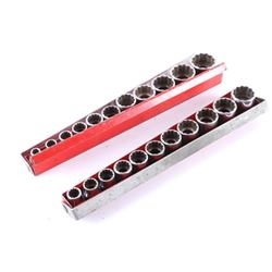 Snap-On Socket Holders and Socket Sets 12 Point 9m