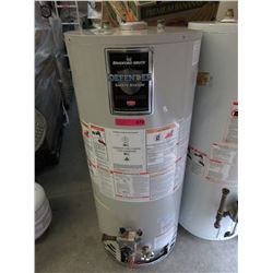 Gas powered hot water tank