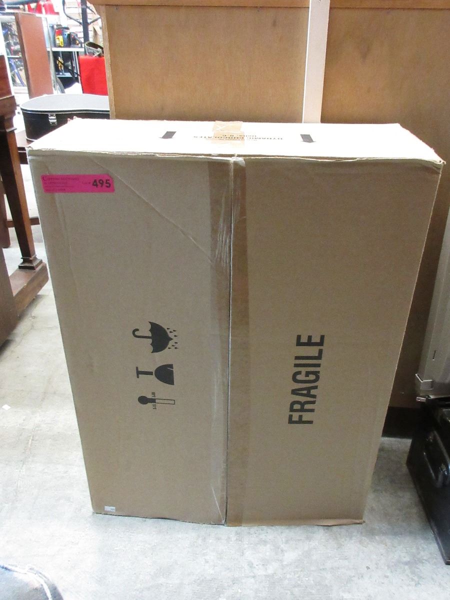 Case of Botticelli chocolates with display stand