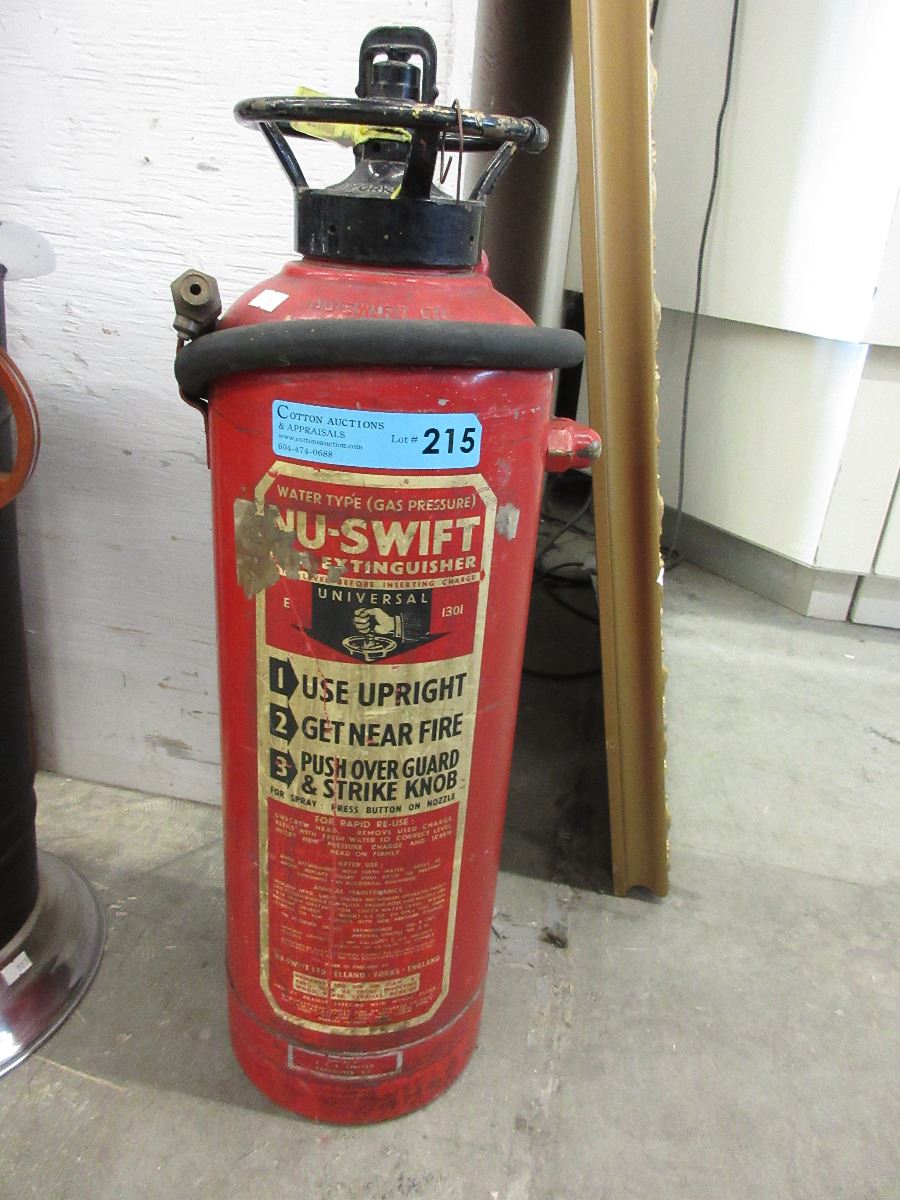 Vintage Nu-Swift fire extinguisher