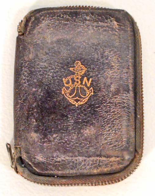 VINTAGE USN US NAVY MILITARY WALLET