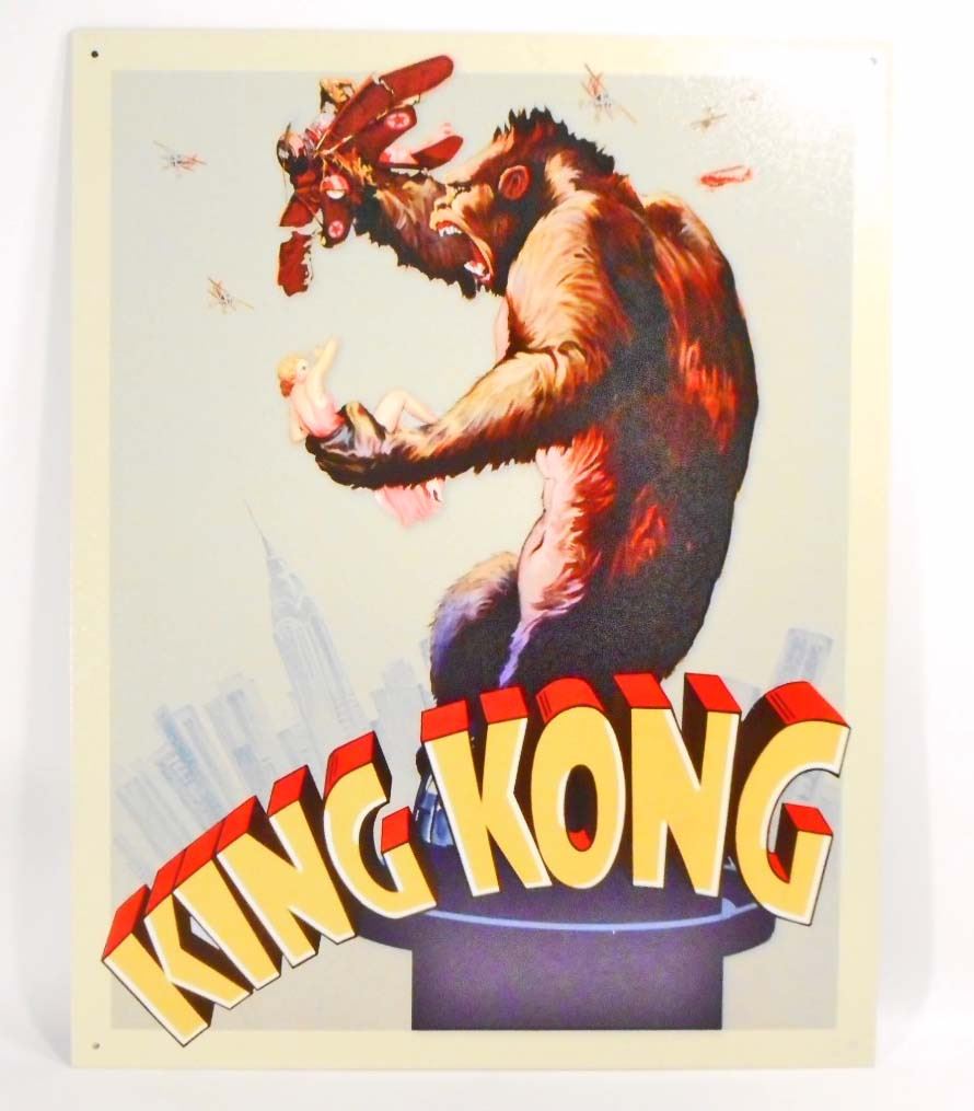 KING KONG METAL SIGN