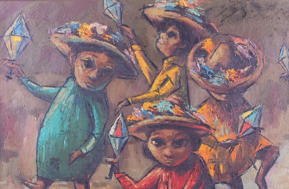 Original Chet Thompson Oil on Canvas Painting