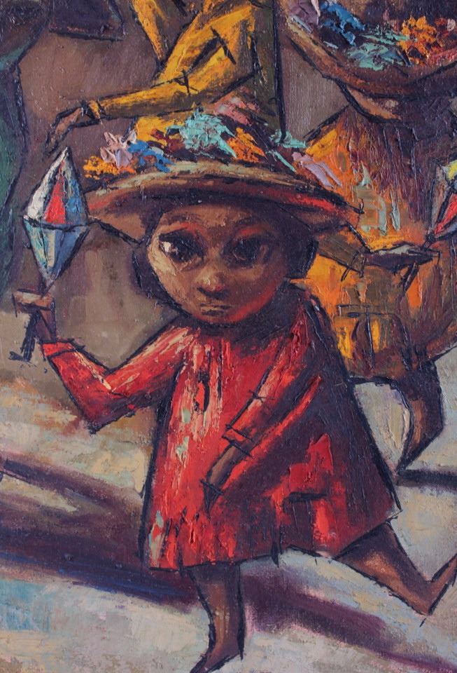 Original Chet Thompson Oil on Canvas Painting