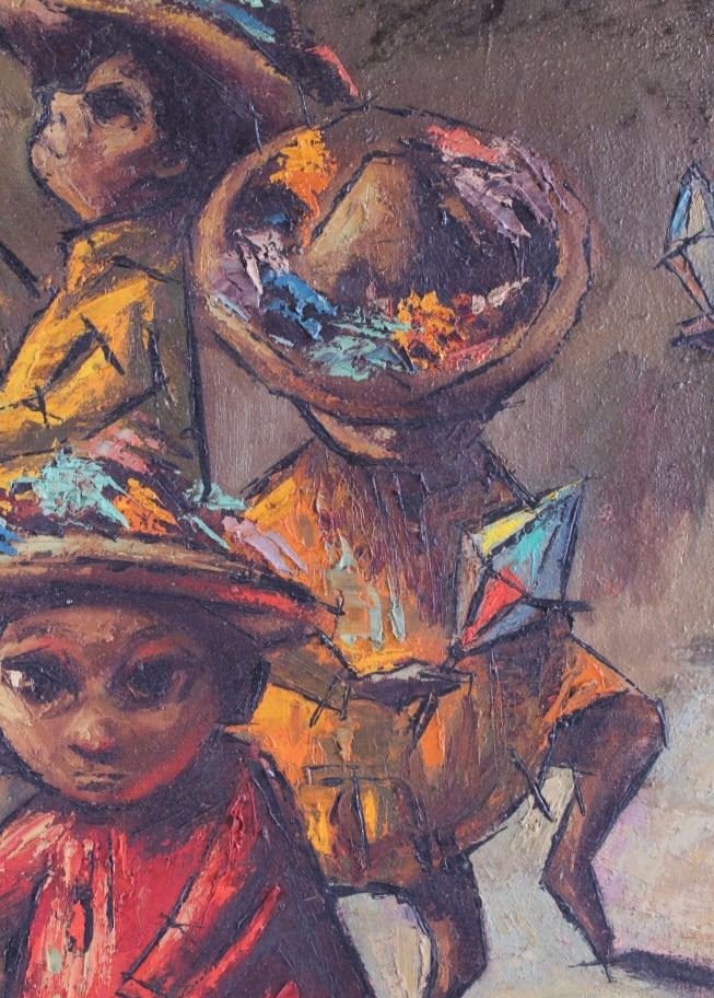 Original Chet Thompson Oil on Canvas Painting