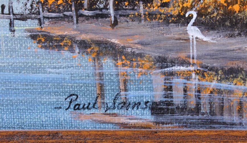Paul Samson Original Oil on Board Painting