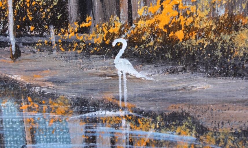 Paul Samson Original Oil on Board Painting