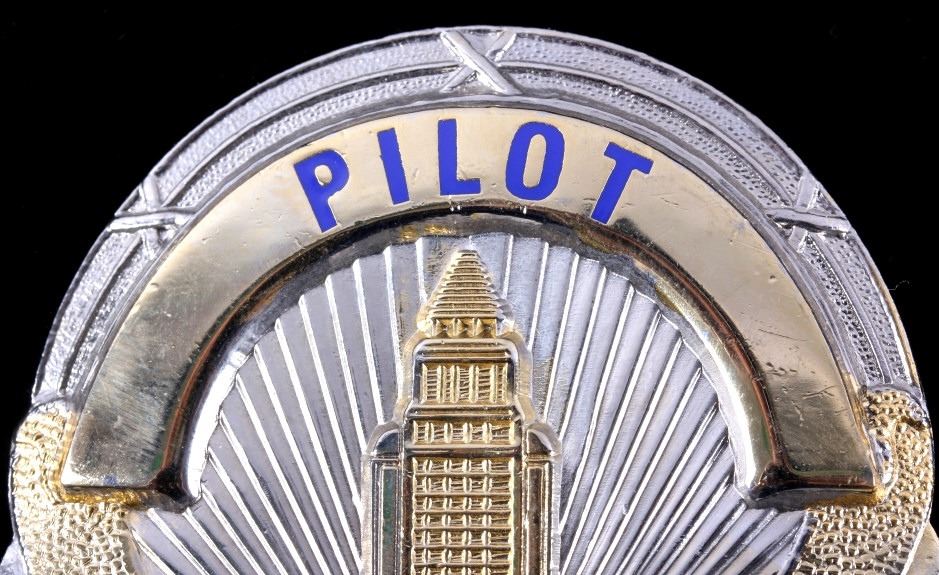 LAPD Los Angeles Police Department Pilot Badge
