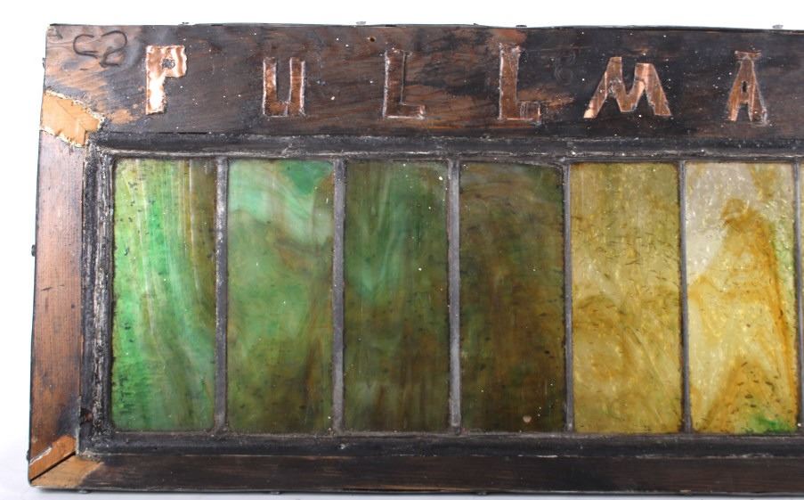 Pullman Railroad Car Stained Glass Windows