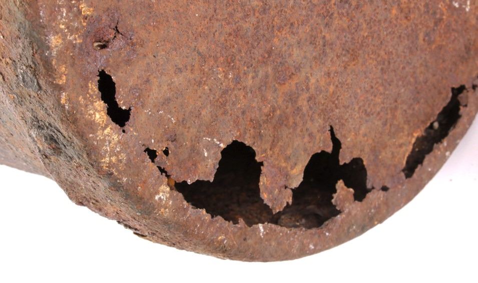 RARE Civil War Cannon Sponge Bucket