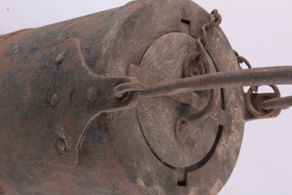 RARE Civil War Cannon Sponge Bucket