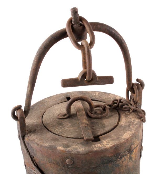 RARE Civil War Cannon Sponge Bucket