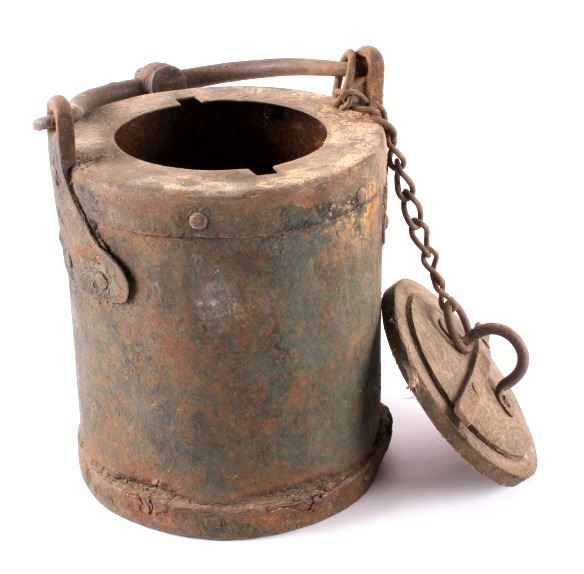 RARE Civil War Cannon Sponge Bucket
