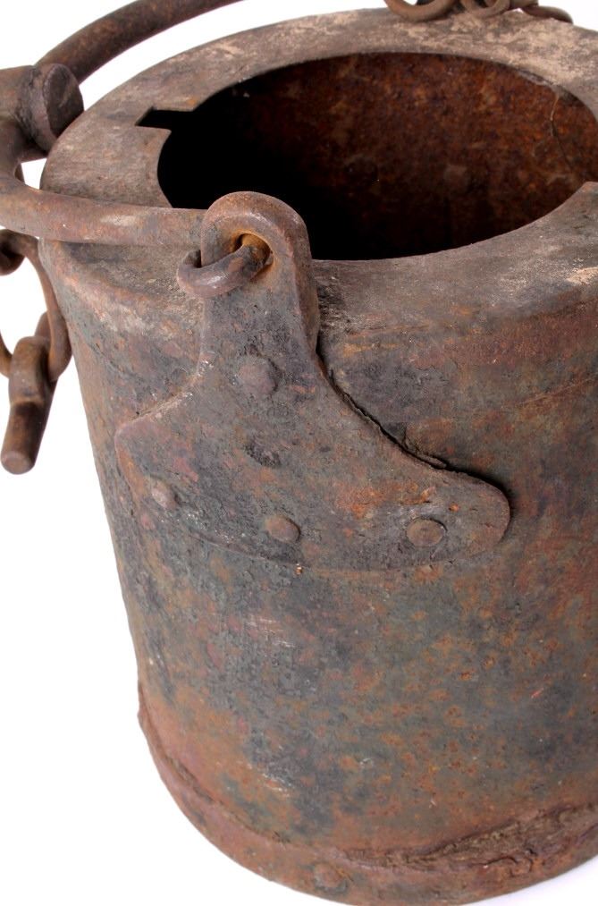 RARE Civil War Cannon Sponge Bucket