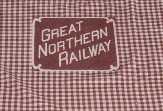 Great Northern Railway Caboose Wool Lap Blanket