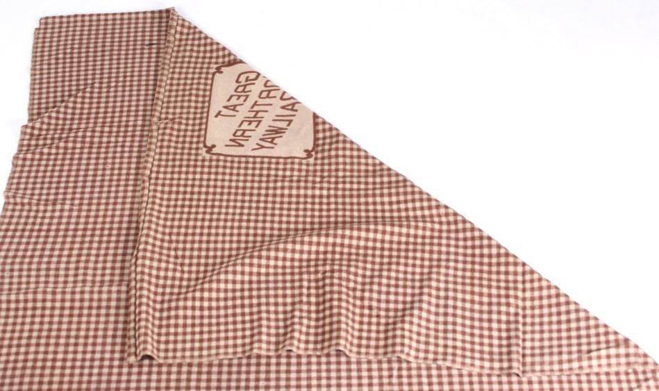 Great Northern Railway Caboose Wool Lap Blanket