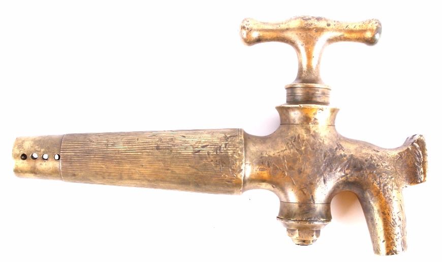 Antique Brass Whiskey Barrel Spigot