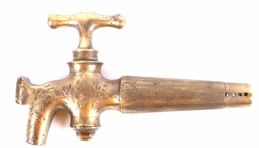 Antique Brass Whiskey Barrel Spigot