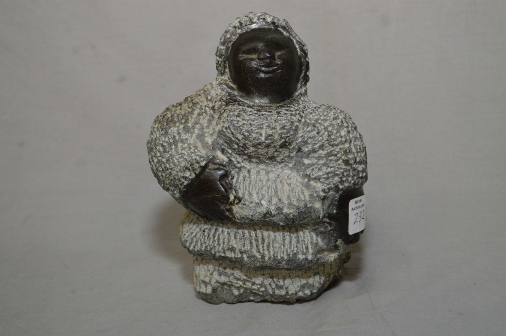 African Springstone sculpture- Shona woman 6 1/2" in height by ...