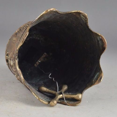Antique Chinese Brass Dragon Bell