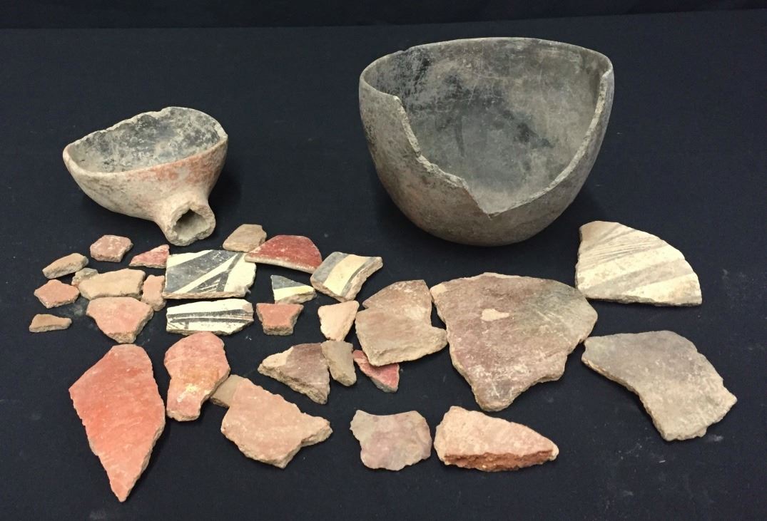 Prehistoric Hohokam Pottery Items