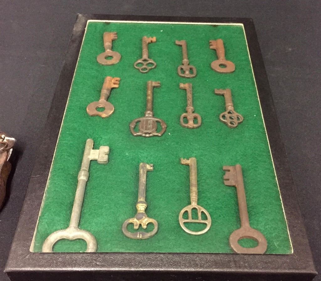 Antique Lock and Keys Display