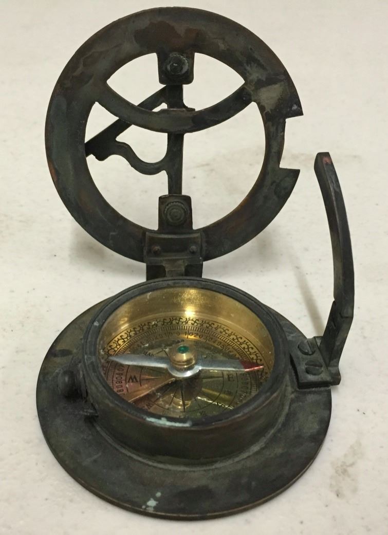 Antique Sundial Compass
