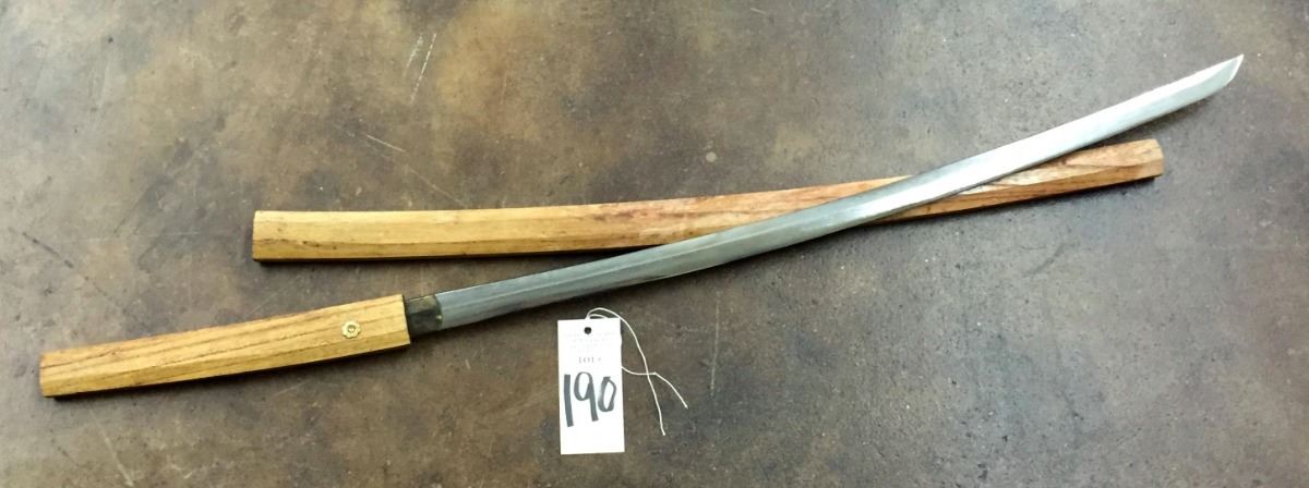 Japanese Samurai Style Sword - Wooden Sheath