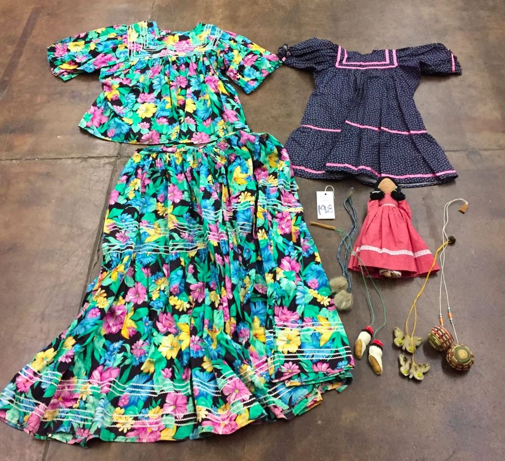 Camp Dresses/ Doll and Native Yo-Yos.