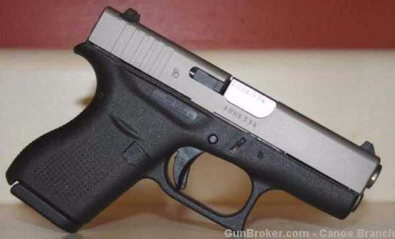 Glock 42 Nickel Boron NIB-X .380 with 2 magazine