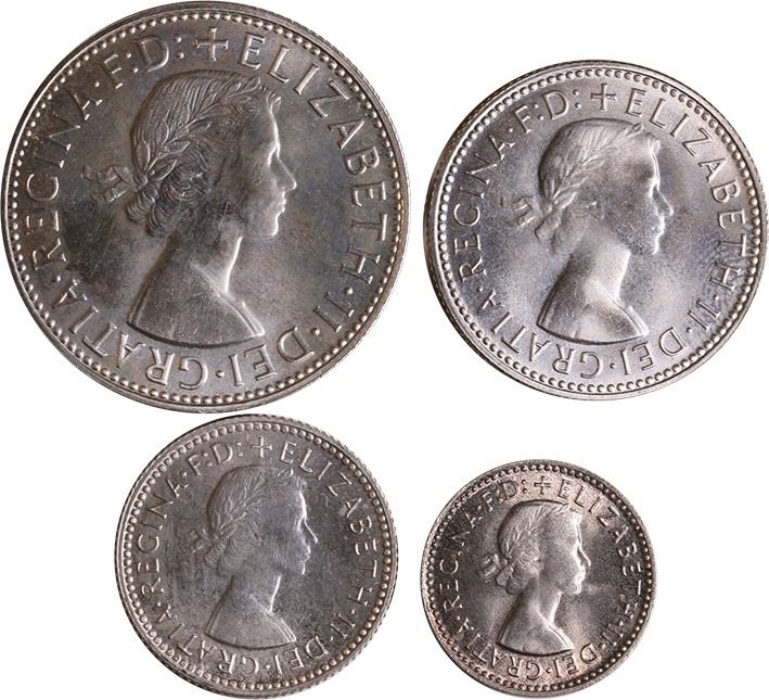 Australia, Proof silver set, 1963