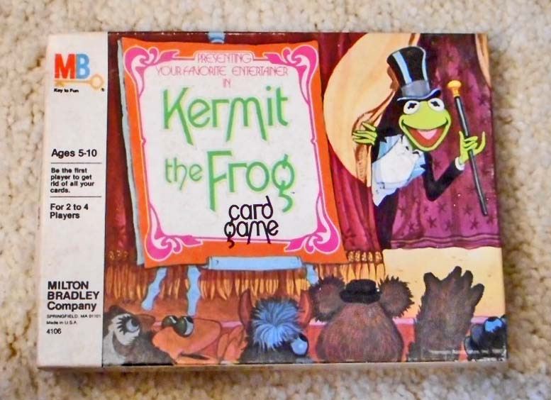 VINTAGE MUPPETS KERMIT THE FROG CARD GAME IN ORIG. BOX
