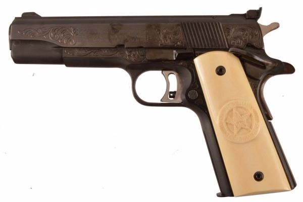 Texas Ranger Williams' Colt 1911 Gold Cup .45