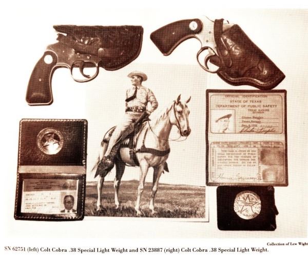 Texas Ranger Captain Clint Peoples' Colt Cobra .38