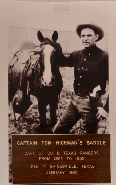 Texas Ranger Captain Tom Hickman's Saddle