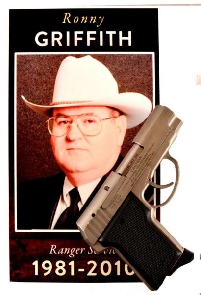 Texas Ranger Ronny Griffith's AMT .357 Sig Pistol