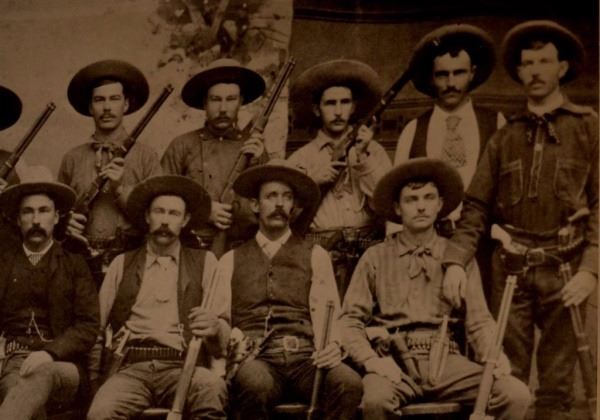 Texas Rangers Co. D Realitos Texas 1887 Photo