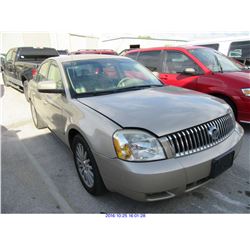 2005 - MERCURY MONTEGO// REBUILT SALVAGE