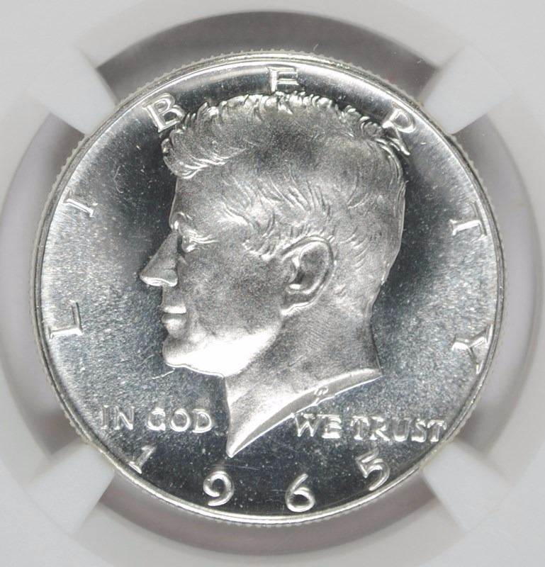 1965 SMS KENNEDY HALF DOLLAR, NGC MS-67* ( STAR )