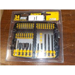 DEWALT 34PC IMPACT DRIVER ACCESSORIES SET